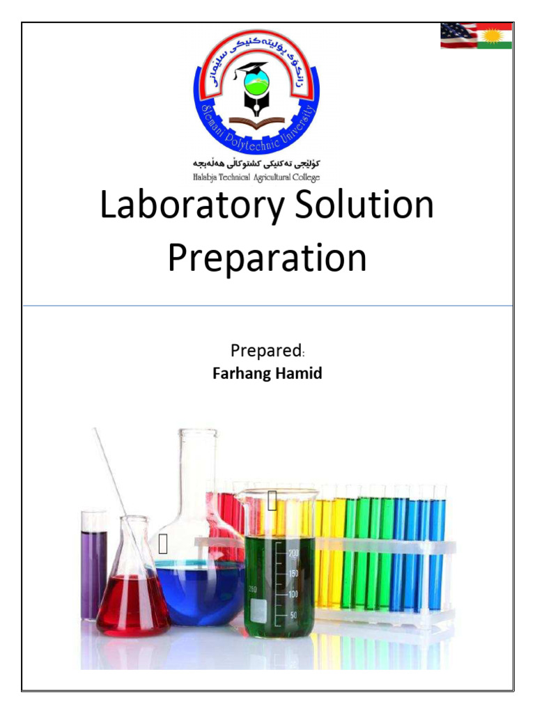 Laboratory Solution Preparation | PDF