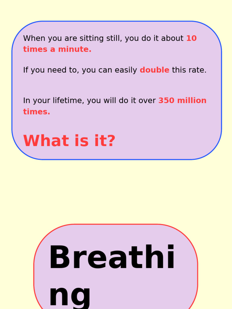 Breathing vs. Respiration Explained | PDF | Breathing | Respiratory System