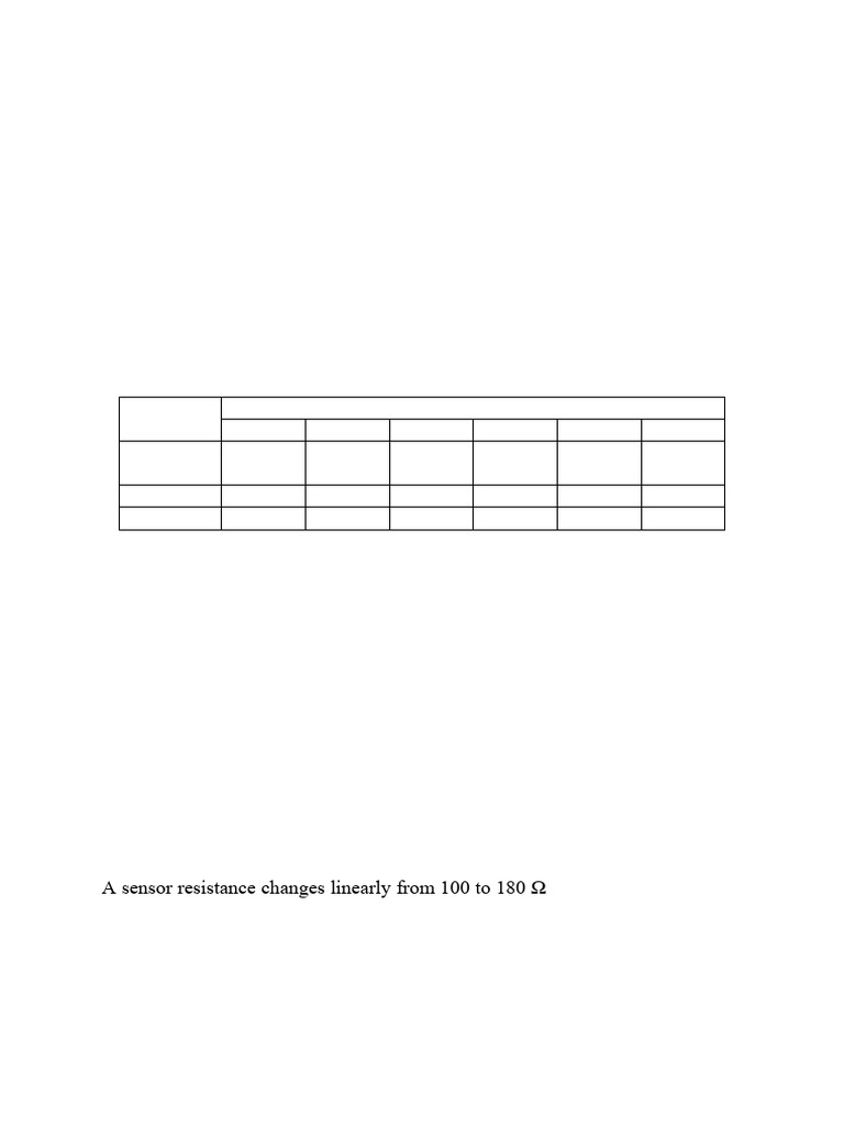 Instrumentation Devices-Tutorial-1 | PDF