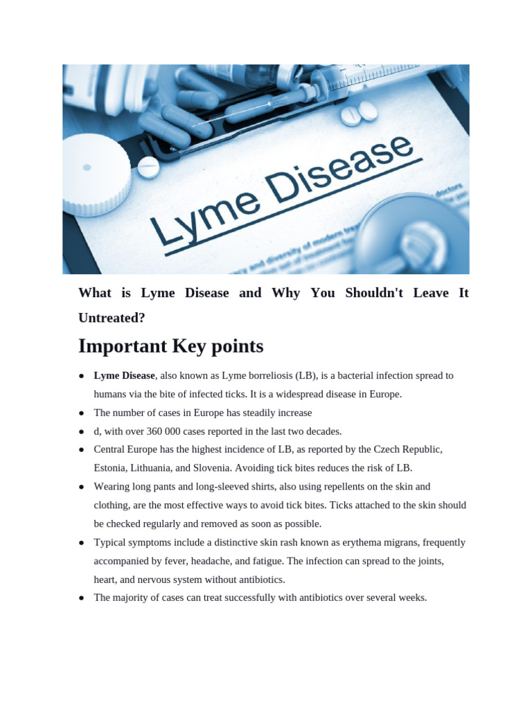 What Is Lyme Disease and Why You Shouldn't Leave It Untreated | PDF ...