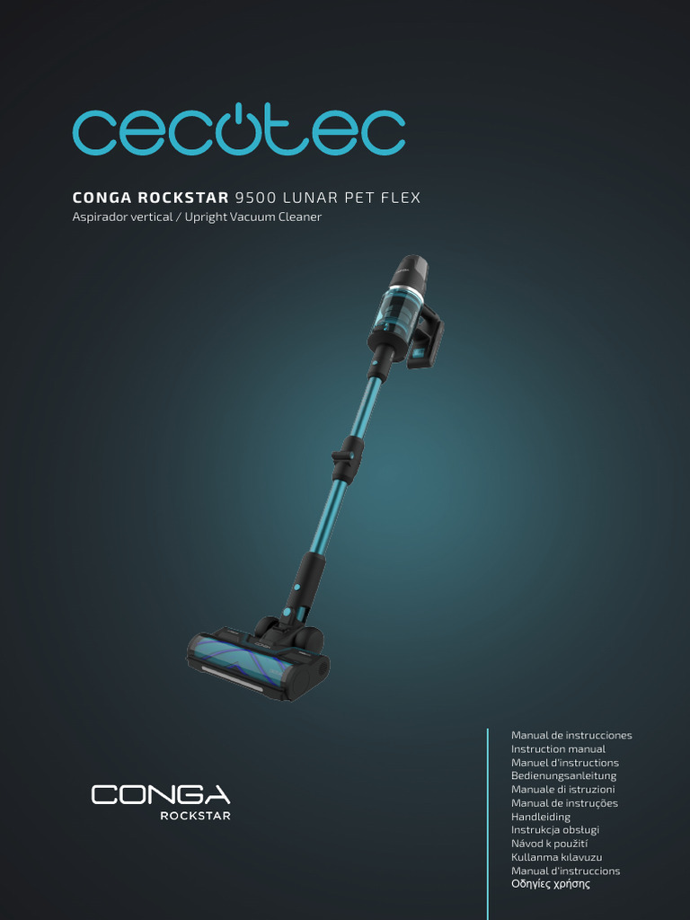 conga-rockstar-9500-lunar-pet-flex_user_manual | PDF | Agua | Fenómenos científicos