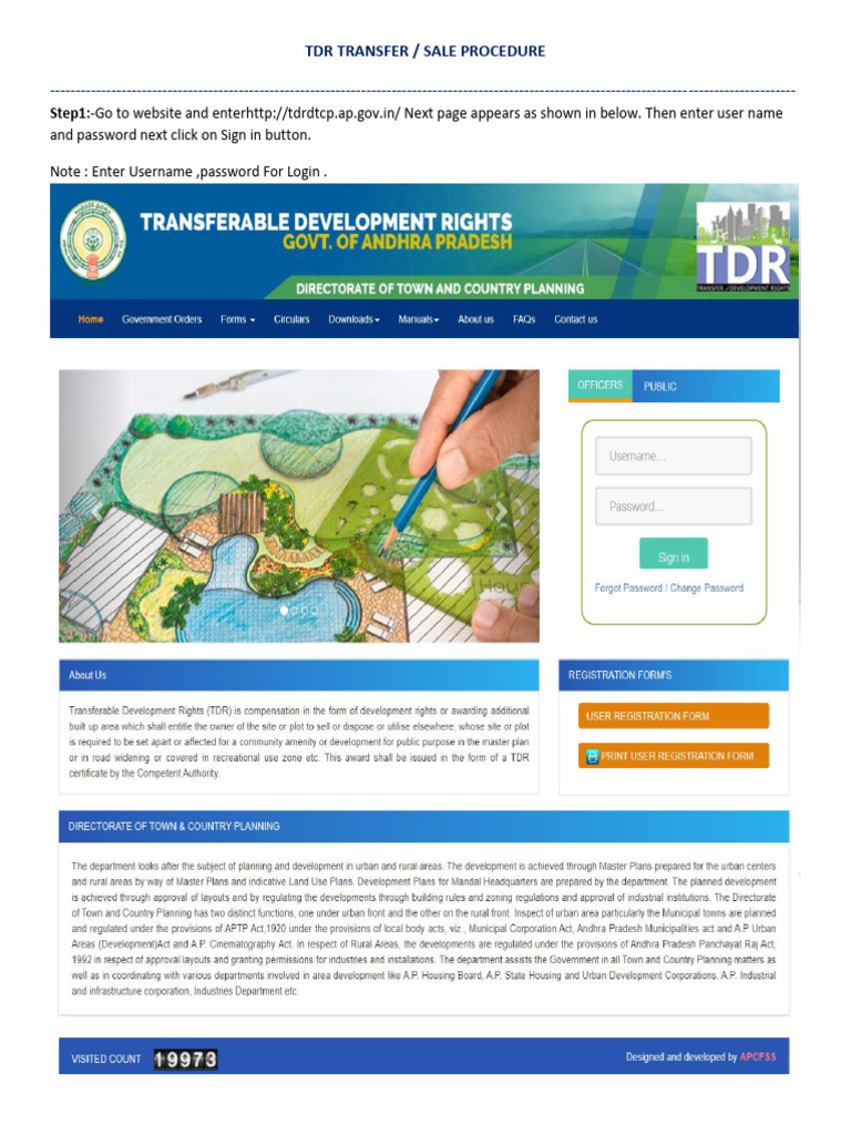 Transfer Procedure of TDR | PDF