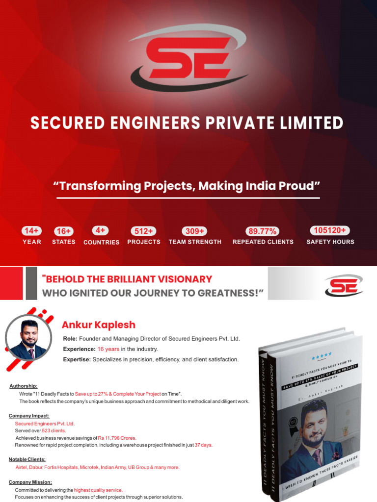 Secured Engineers Pvt. Ltd. - Company Brochure | PDF