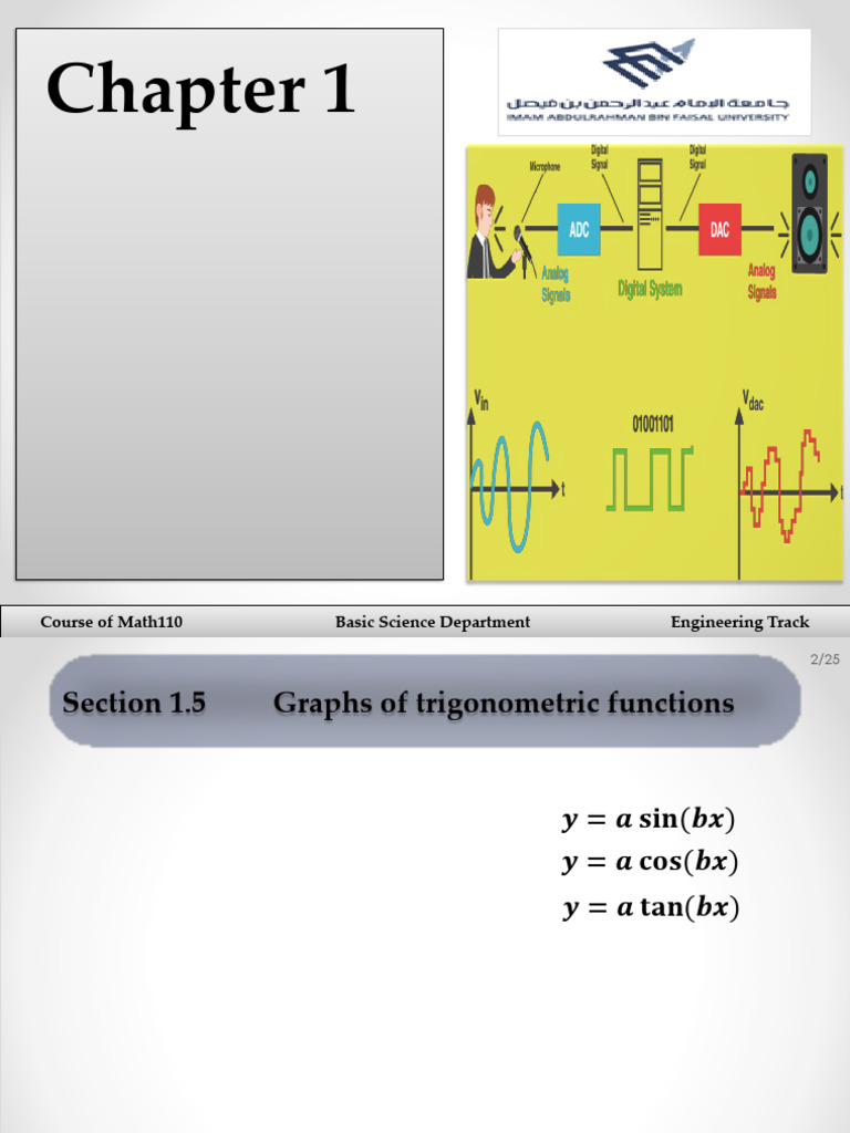 Graphing Trigonometric Functions Guide | PDF | Trigonometric Functions ...