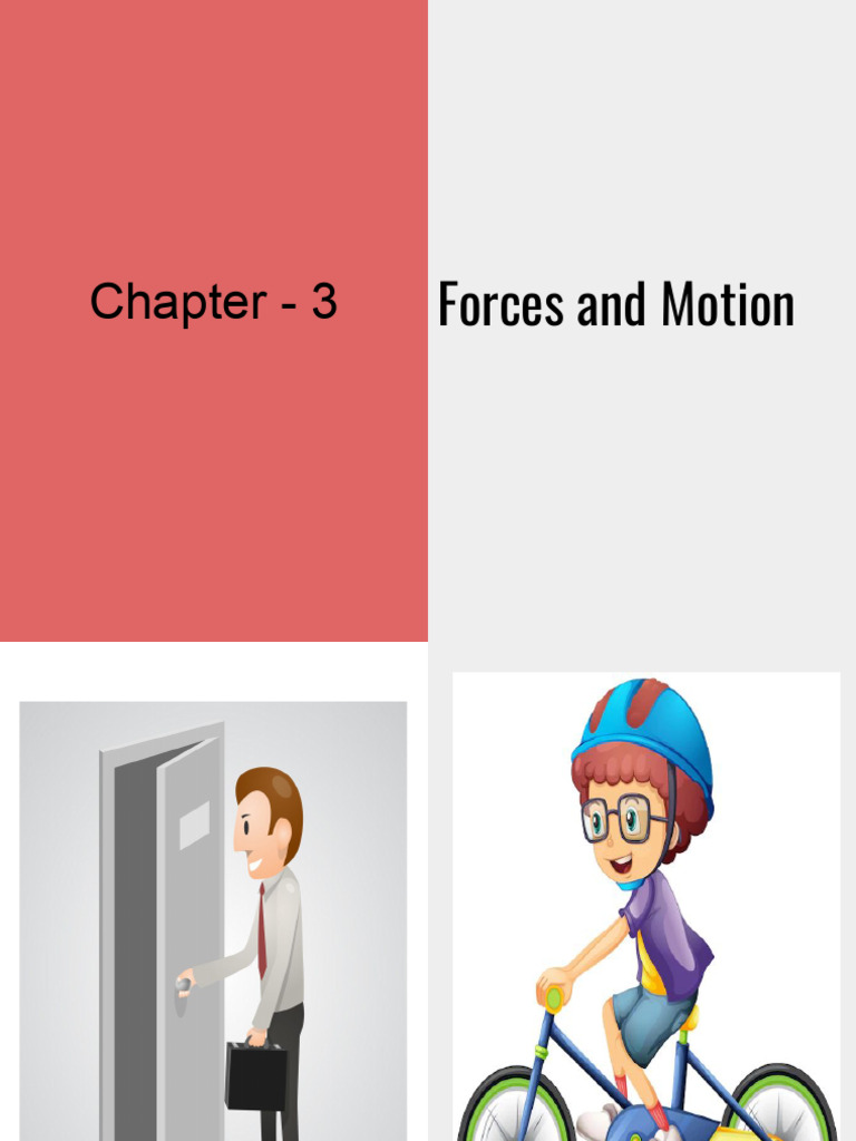 Chapter - 3 - Forces and Motion - Day 1 | PDF | Force | Friction