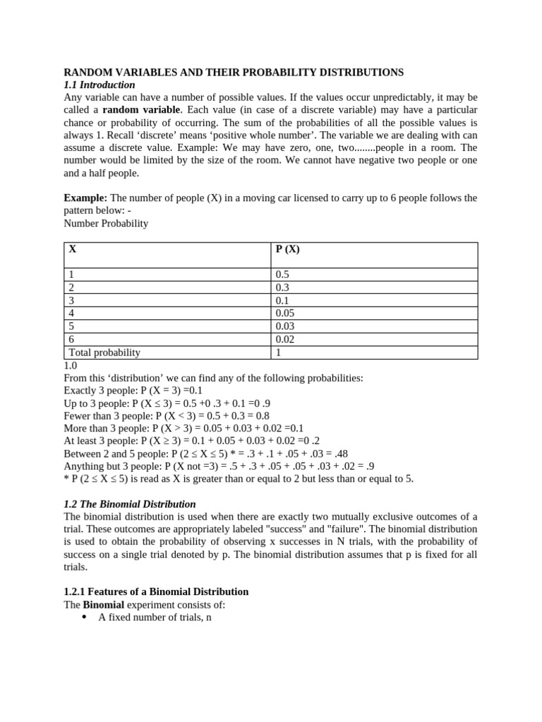 PROBABILITY DISTRIBUTIONS-Intro | PDF | Normal Distribution ...