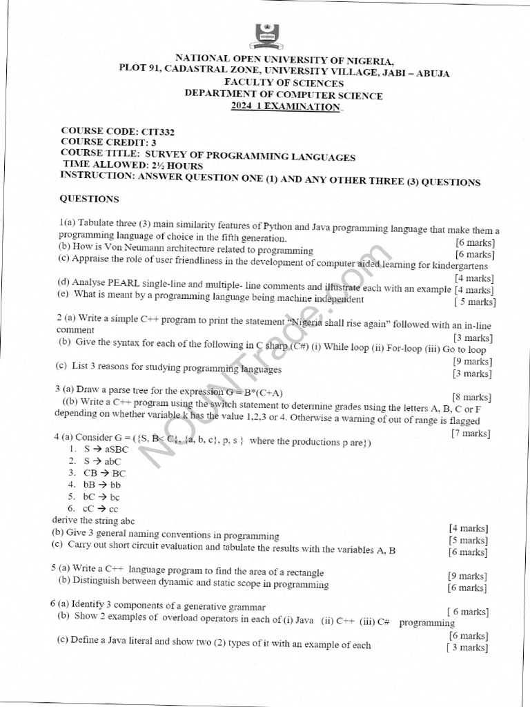 CIT332 Scan | PDF