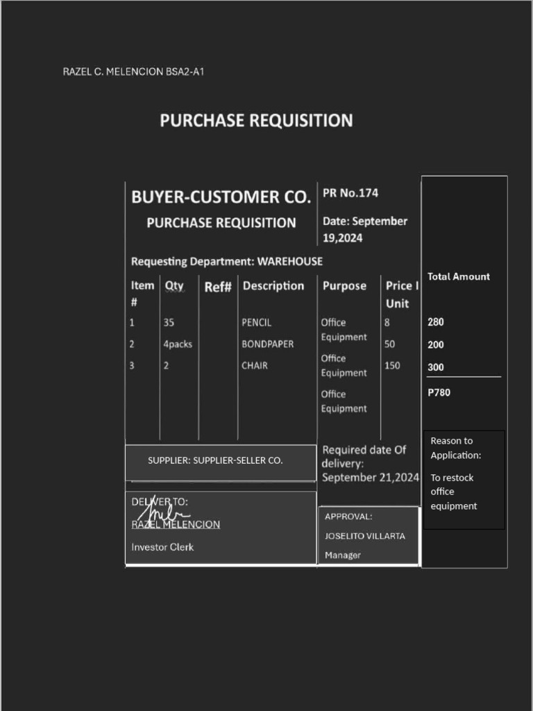 PDF-melencion Ais Purchase Requisition | PDF