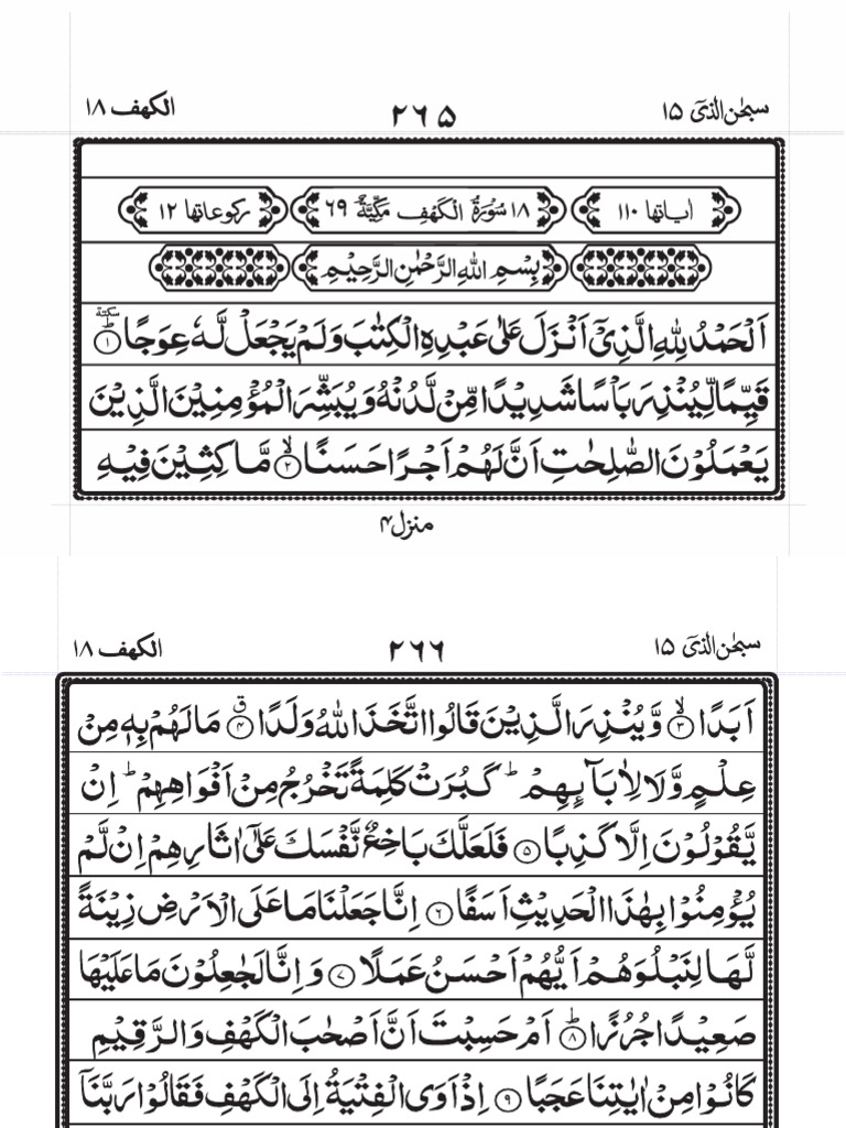 18 Surah Al Kahf | PDF
