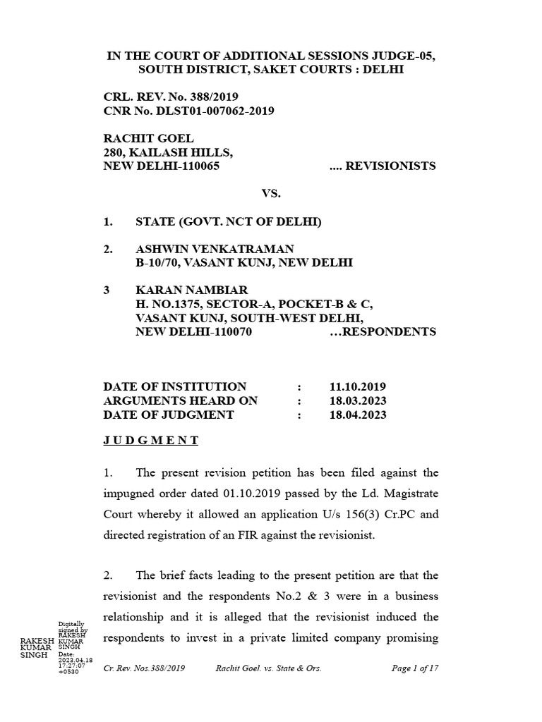 declaration suit with injection | PDF | Complaint | Affidavit