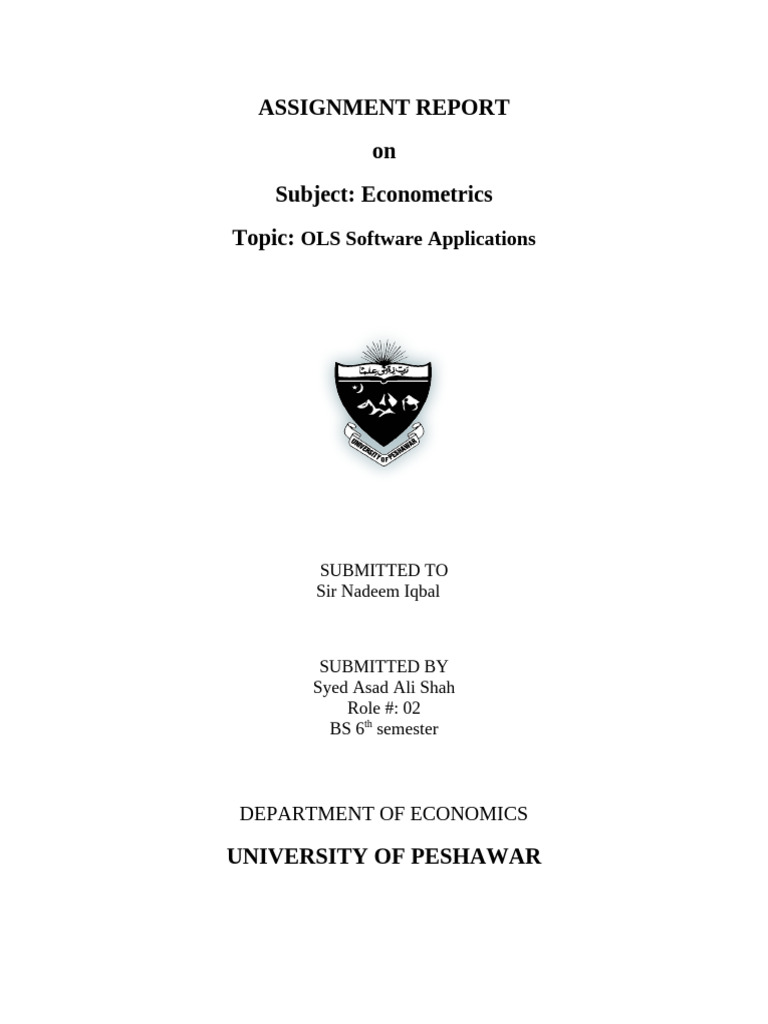 OLS Software Applications | PDF