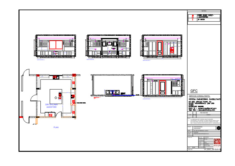 2025.01.17 VVP Dry Kitchen Layout ELE GFC | PDF | Kitchen
