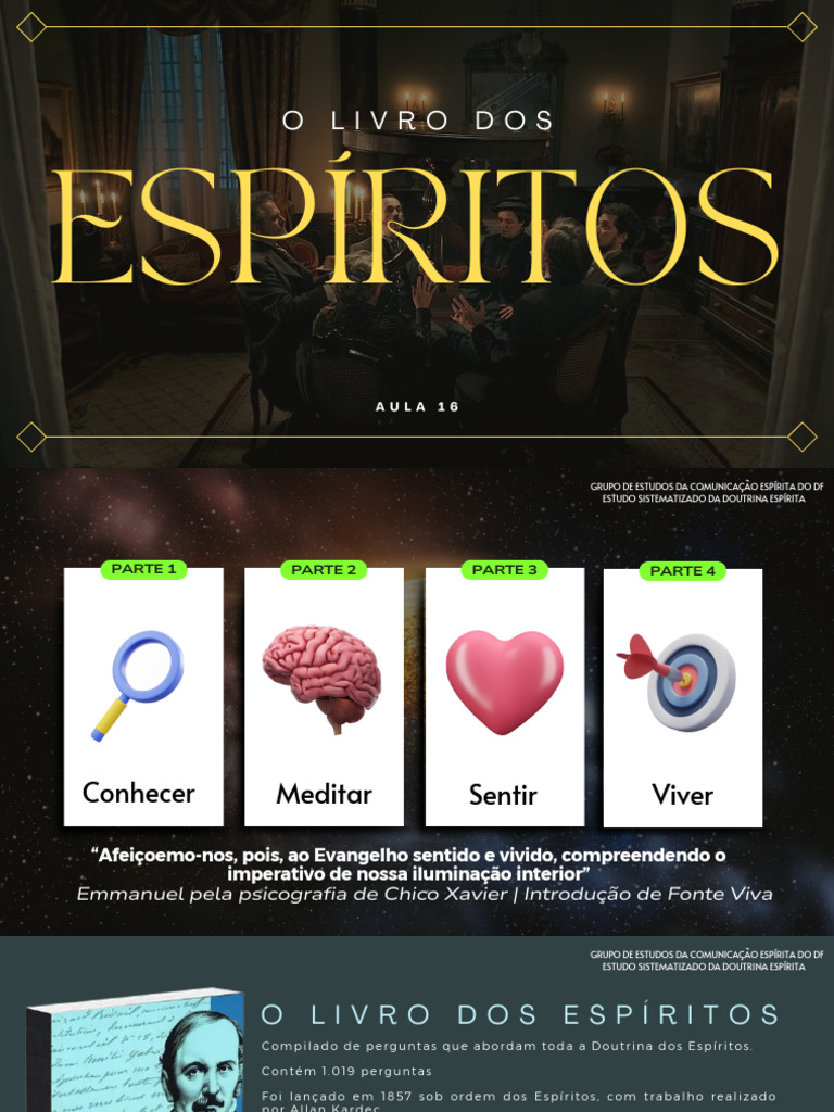 _Aula 16 O Livro Dos Espíritos Aula - GECOM (1) | PDF | Deus | Universo