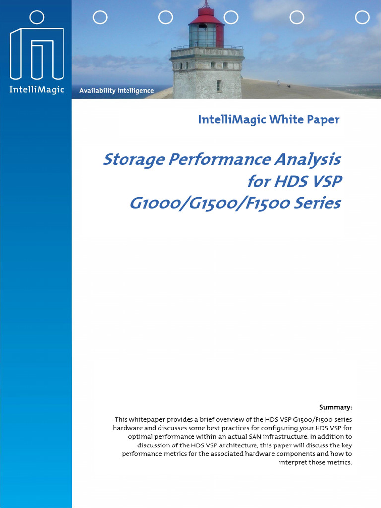 IntelliMagic HDS G1500F1500 Whitepaper | PDF | Solid State Drive | Cache (Computing)