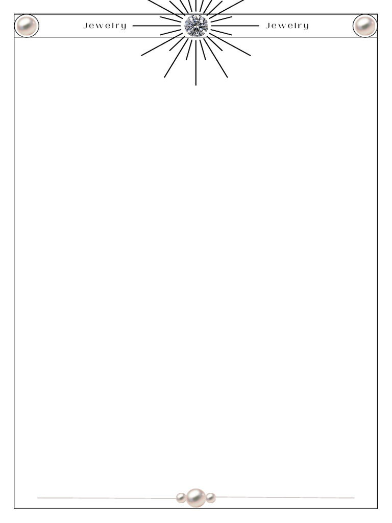 สีดำ หรูหรา ไข่มุก ปกรายงาน A4 document | PDF