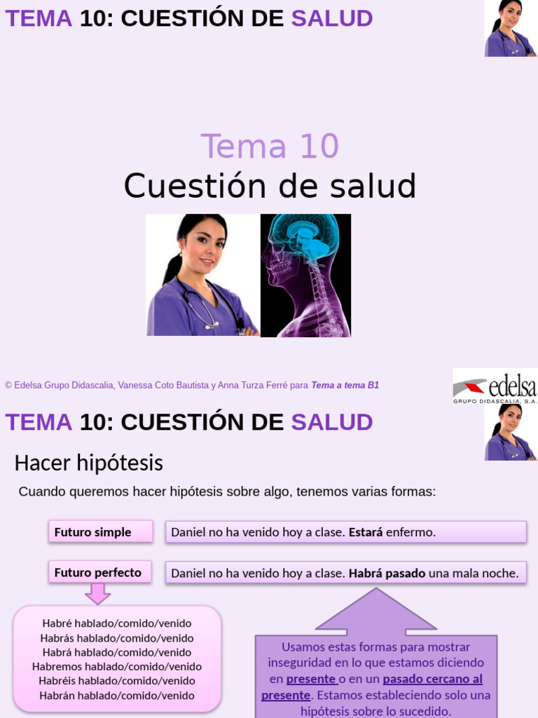 TemaatemaB1 Tema10-Hipotesis Futuro Subjuntivo | PDF