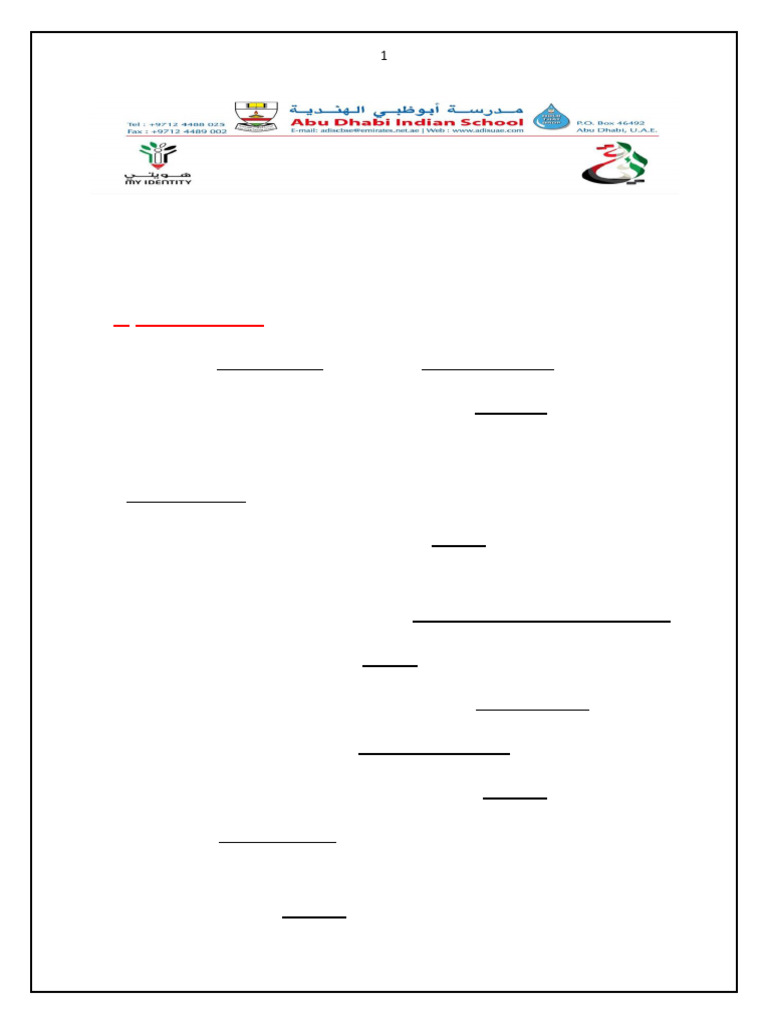 GRADE - 5 REVISION PAPER With Answers | PDF | Flood | Natural Disasters
