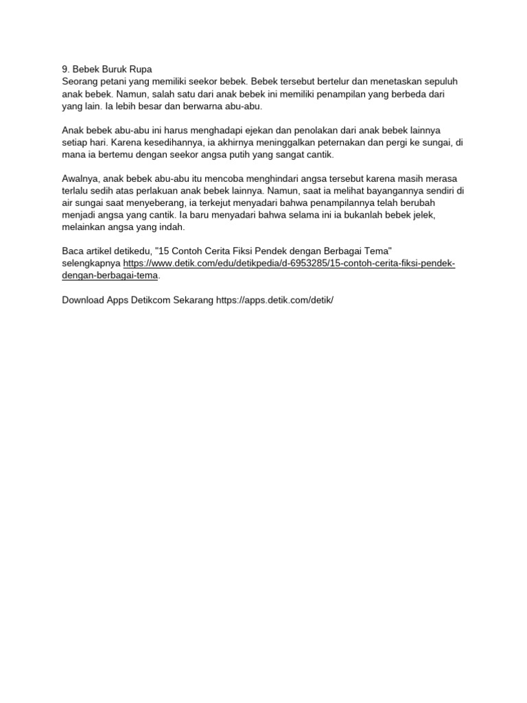 Bebek Buruk Rupa | PDF