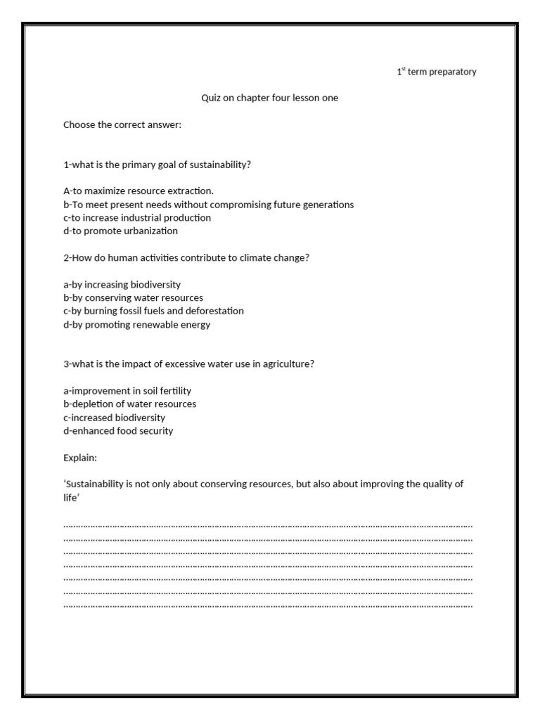1 Secondary 1st Term | PDF