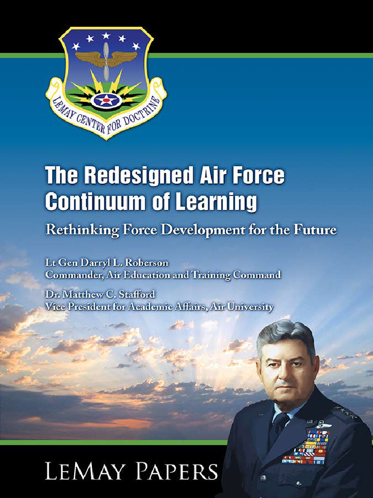The Redesigned Air Force Continuum of Learning | PDF | Learning ...