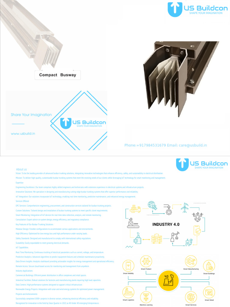 US Build Busbar Trunking Solution With IOT | PDF | Internet Of Things ...