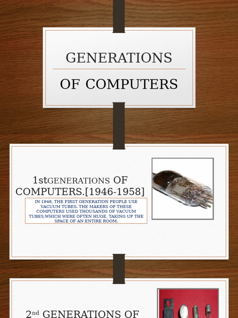 Evolution of Computer Generations | PDF