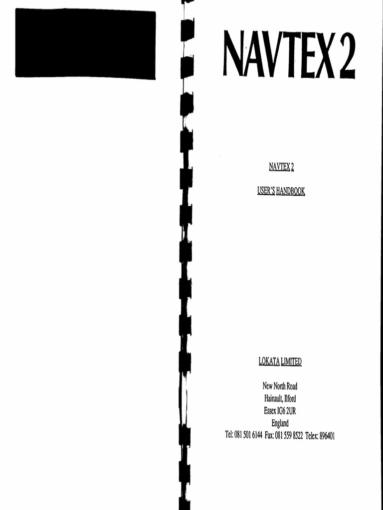 Lokata Navtex 2 | PDF