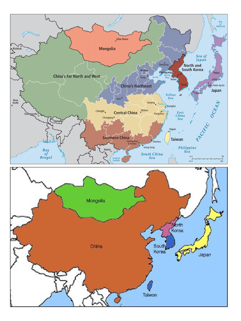 EAST ASIAN MAP | PDF