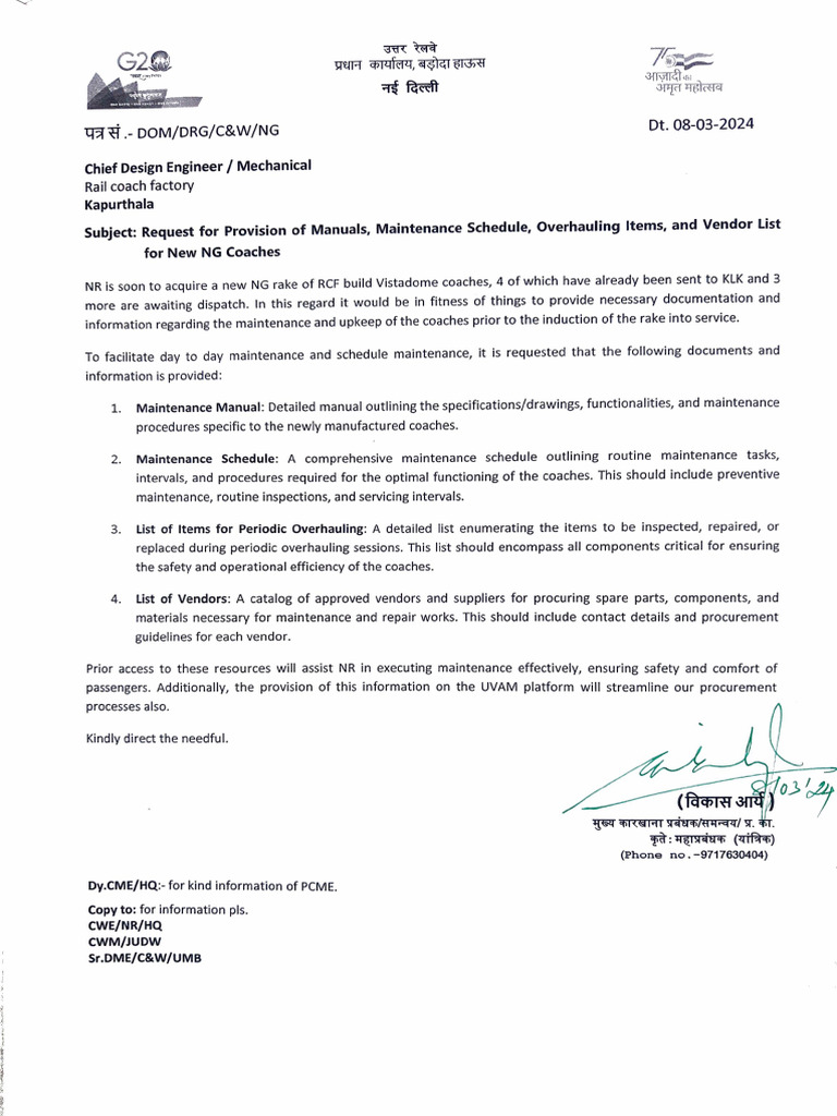 RCF Letter | PDF