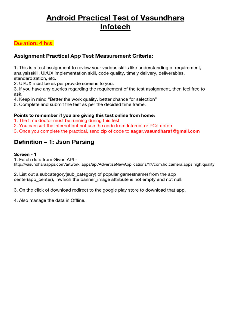 Experience Practical | PDF