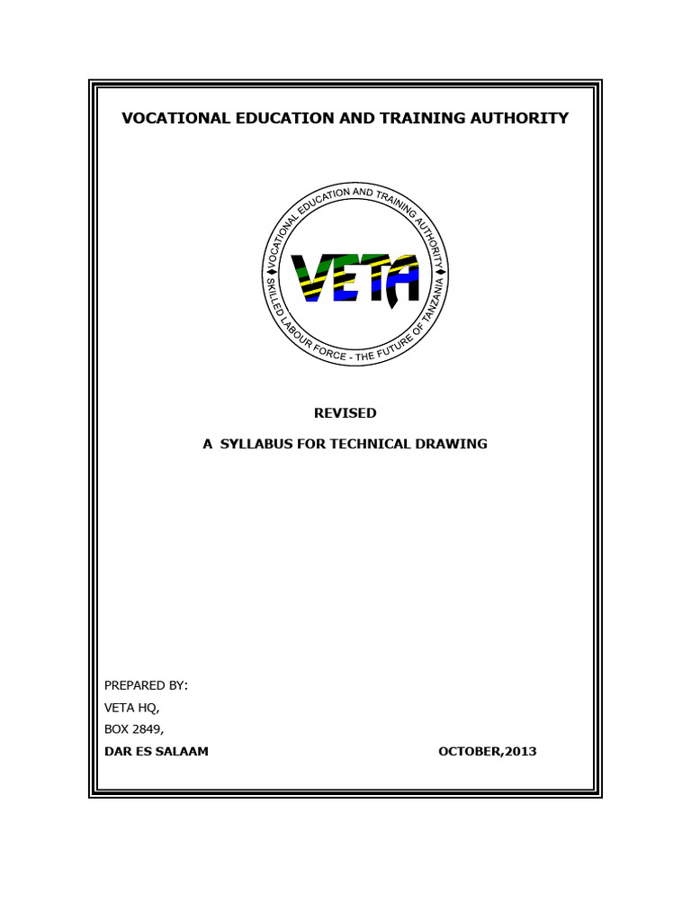 Technical Drawing Syllabus Overview | PDF | Vocational Education | Ellipse