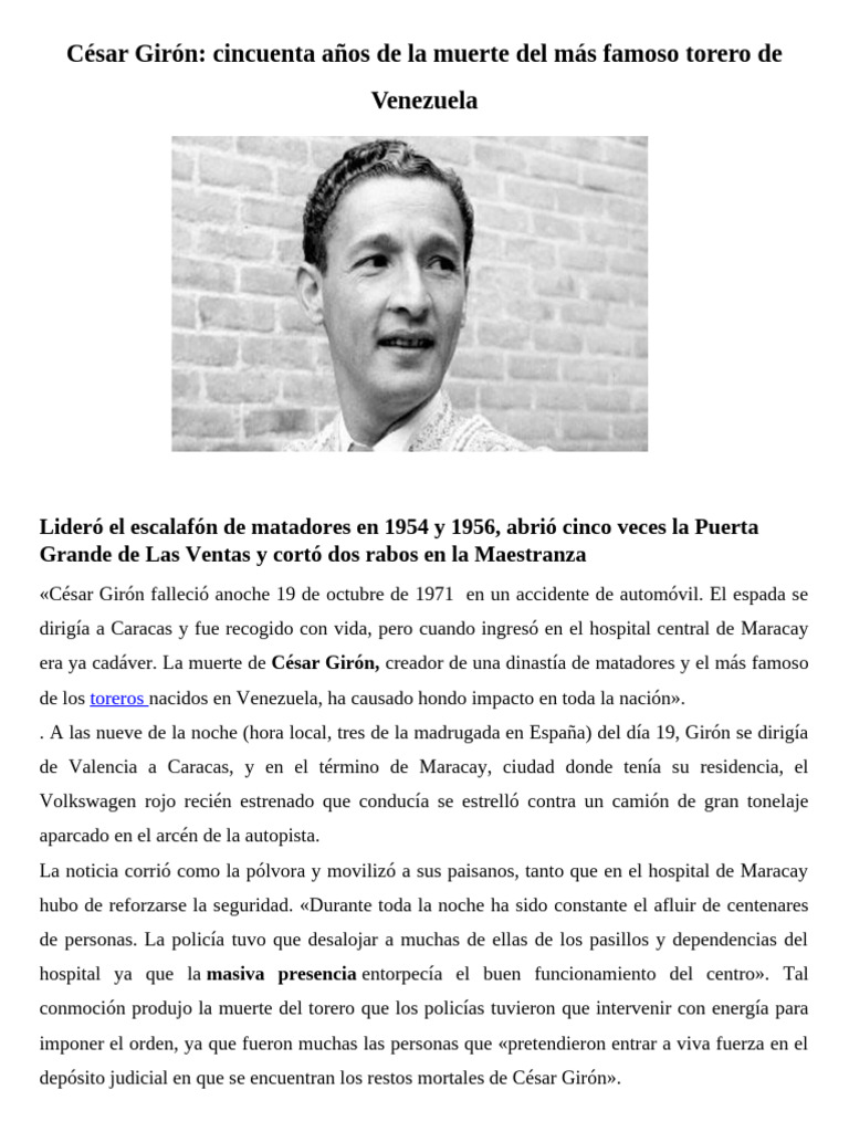 César Girón | PDF