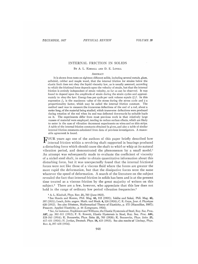 Internal Friction in Solids_Lovell | PDF | Friction | Stress (Mechanics)