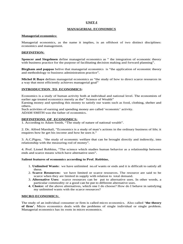 Managerial Economics Essentials | PDF | Demand | Elasticity (Economics)