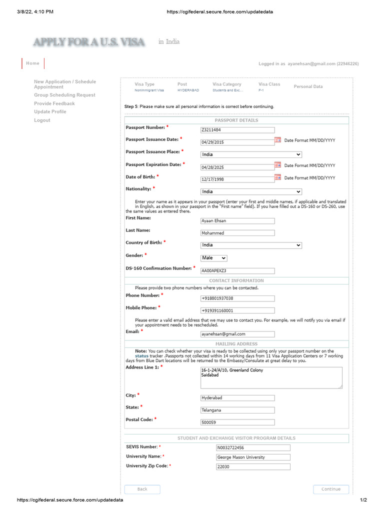 U.S. Visa Application Guide for Students | PDF | Travel Visa | Passport