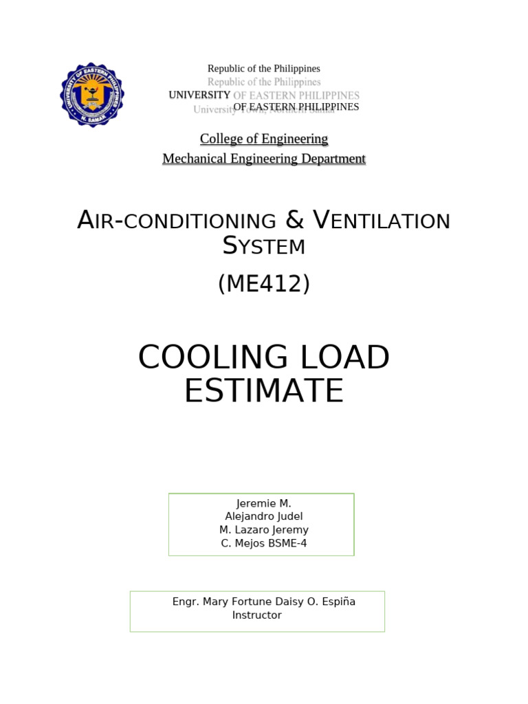 FINAL_Aircon_Output | PDF | Ventilation (Architecture) | Window