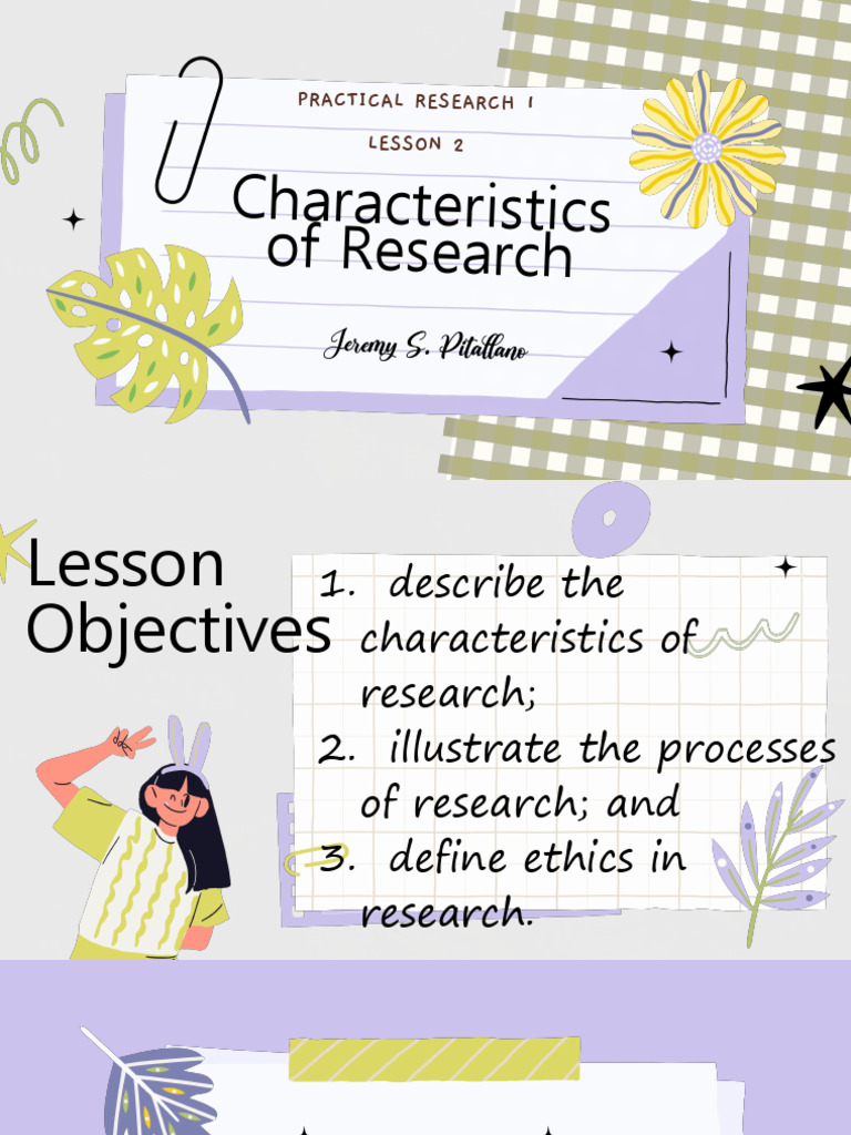 2.-CHARACTERISTICS-PROCESS-ETHICS-OF-RESEARCH | PDF | Data Analysis | Hypothesis