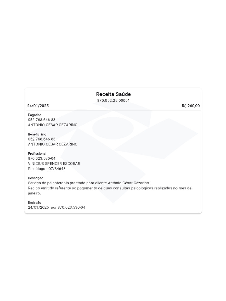 Recibo-IRPF-870 052 25 00001 | PDF