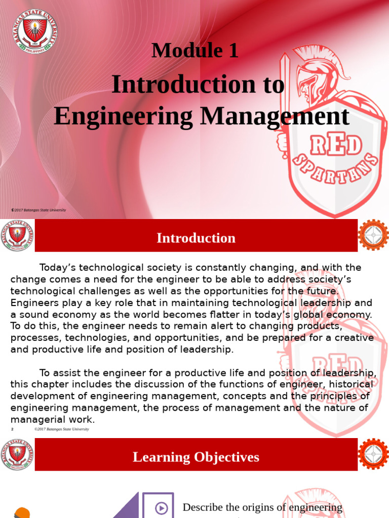 Module 1 Introduction 1 | PDF | Engineering | Goal