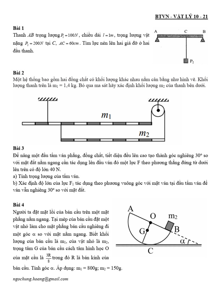 BTVN 2009 Ly10 21 | PDF