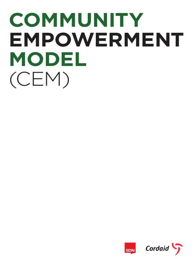 Community Empowerment Model | PDF | Empowerment | Poverty