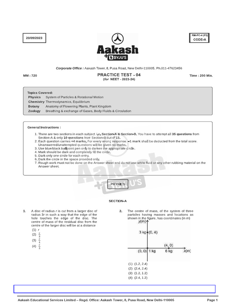 PT -4 RM QUE paper | PDF