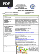 Cot-2 Math Lesson Plan Quarter 4 | PDF