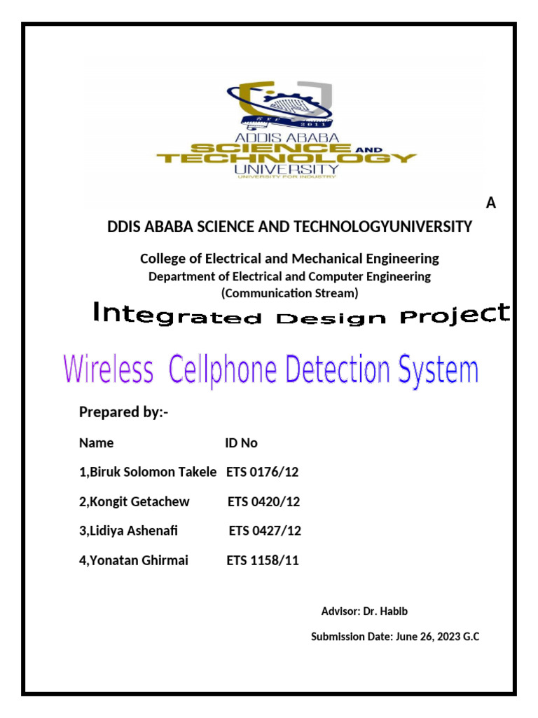 Final Idp Project Document | PDF | Capacitor | Resistor