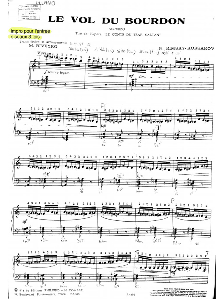 Le Vol Du Bourdon | PDF