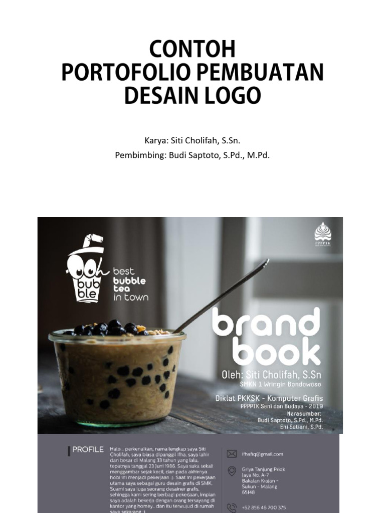 CONTOH PORTOFOLIO LOGO | PDF