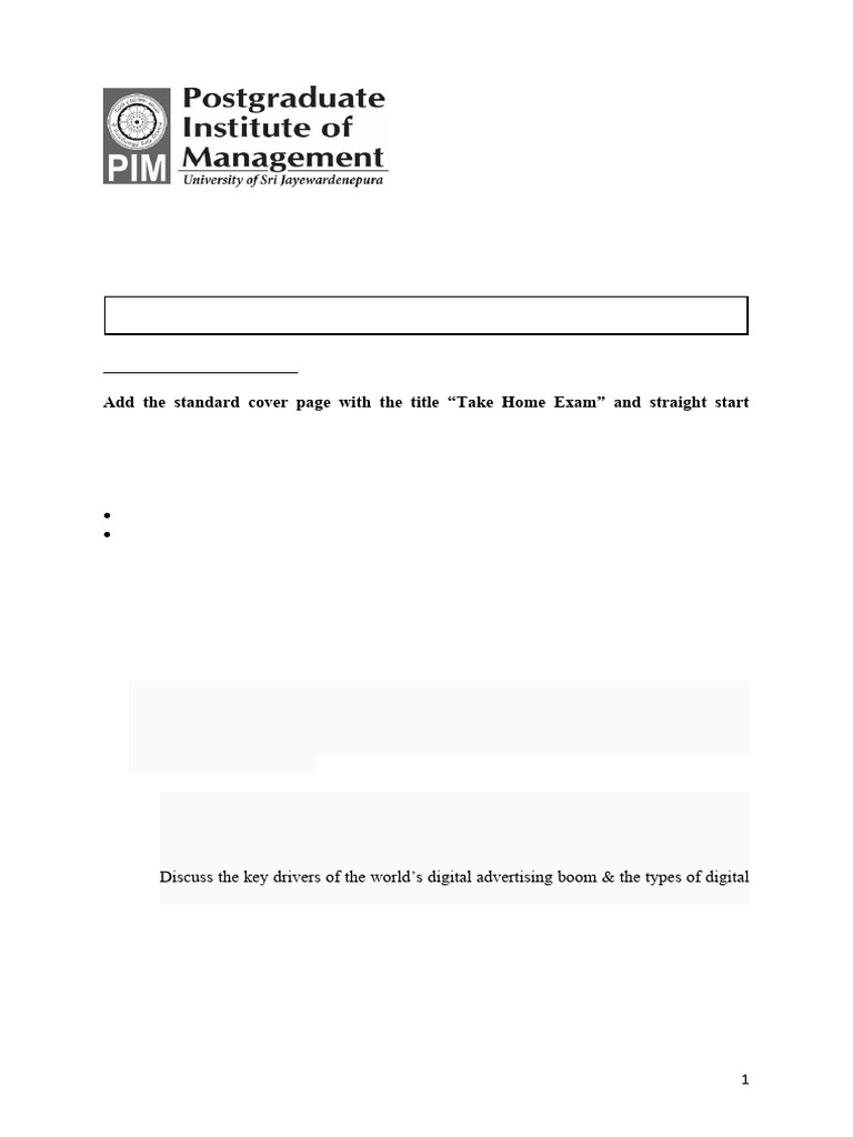 MBA 2019 - MBA609-MBA2019 - AE - OM - 2021 - 2 - Approved - Paper | PDF ...