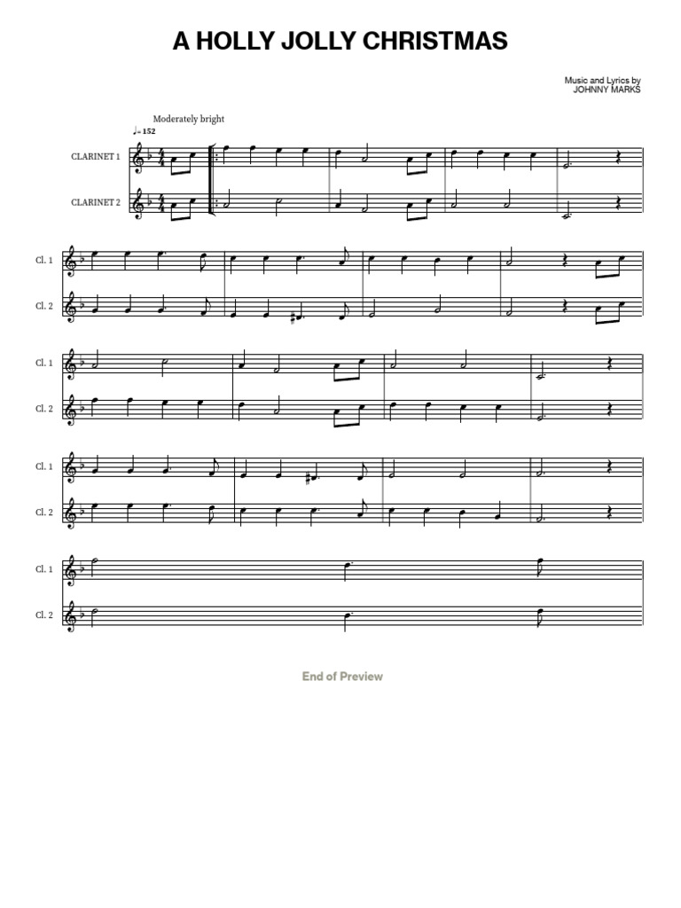 Holly Jolly Christmas | PDF