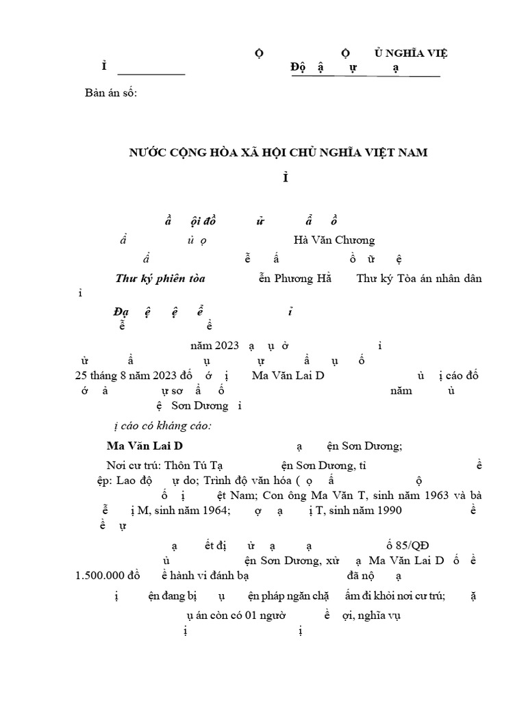 39 Ma Van Lai Duan Lam Gia Tai Lieu Co Quan To Chuc | PDF