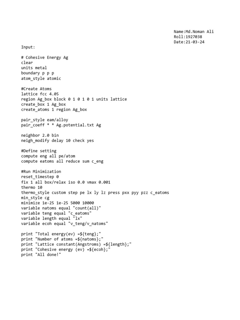 Lab 03 MSE 4108 (Input) | PDF